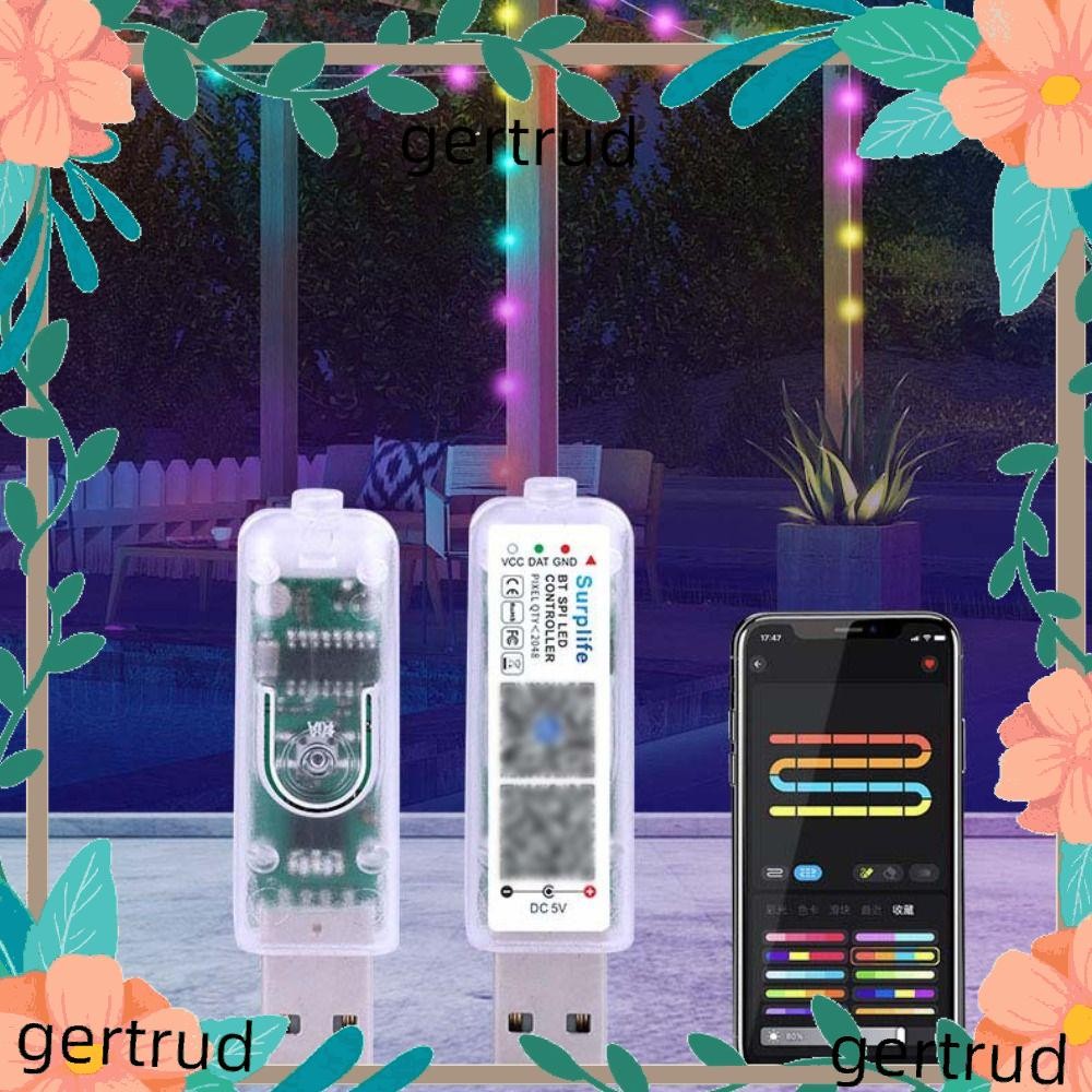 GERTRUD Bluetooth APP Controller, 5V Addressable Led Music Controller, High Quality Comes with ...