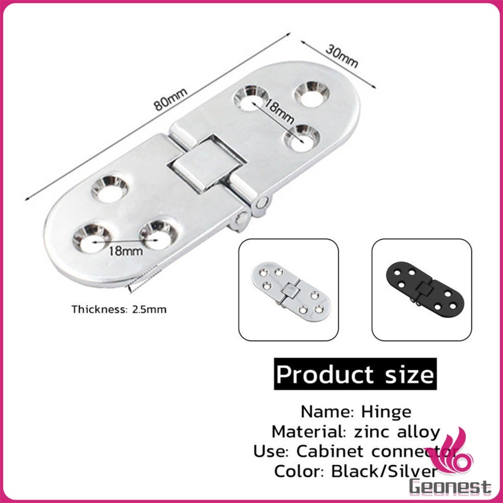 Geonest Zinc Alloy Flap Hinge Folding Table Hinge Sewing Machine Table ...