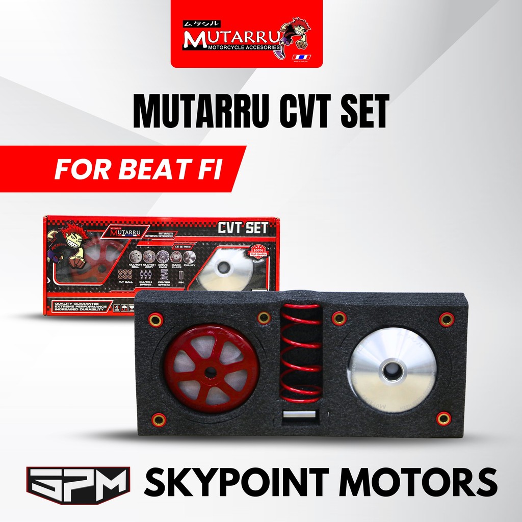 MUTARRU CVT SET FOR BEAT FI (9713-051) | Shopee Philippines