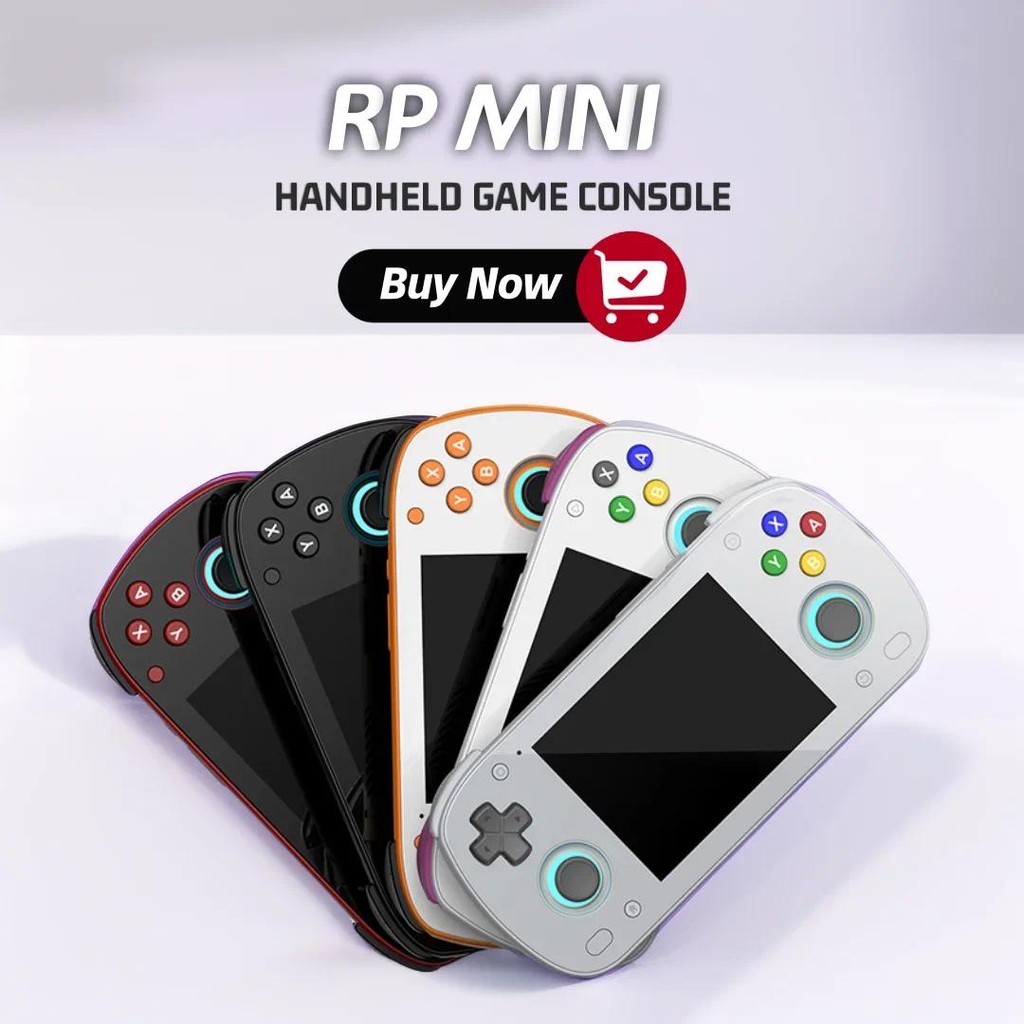 Retroid Pocket RP MINI Handheld Game Players 3.7'' IPS Portable Video ...