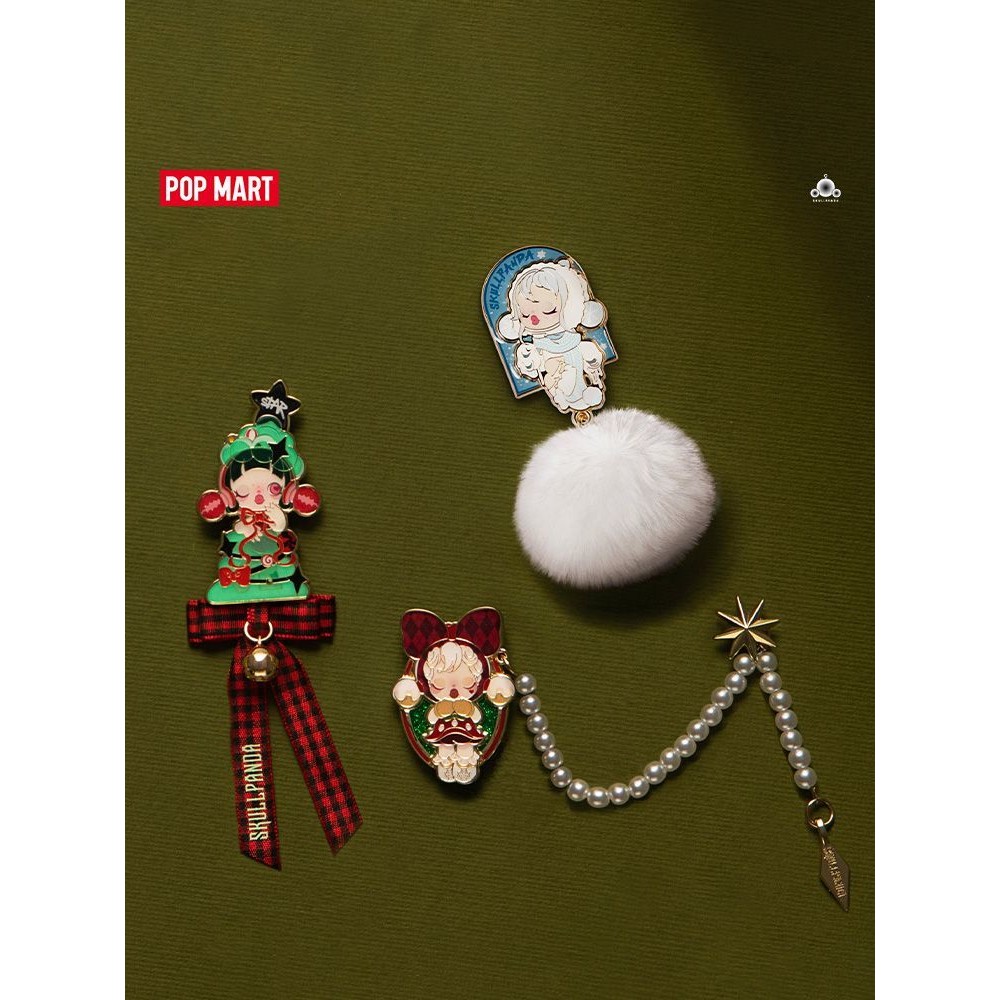 POPMART SKULLPANDA Wishing time to series of hanging decorations, blind ...