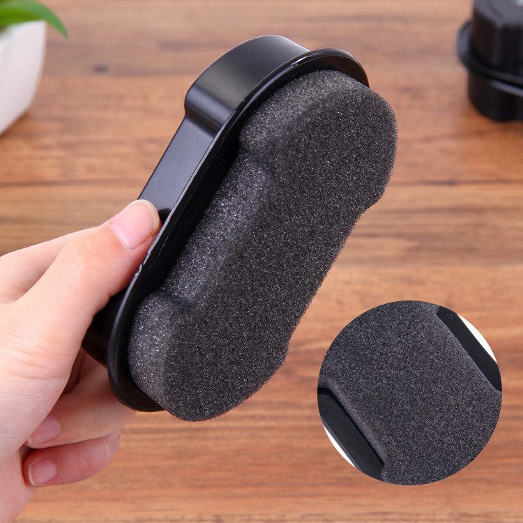 Leather Shoes Colorless Bright Sponge Shoe-Shining Wax Genuine Leather ...