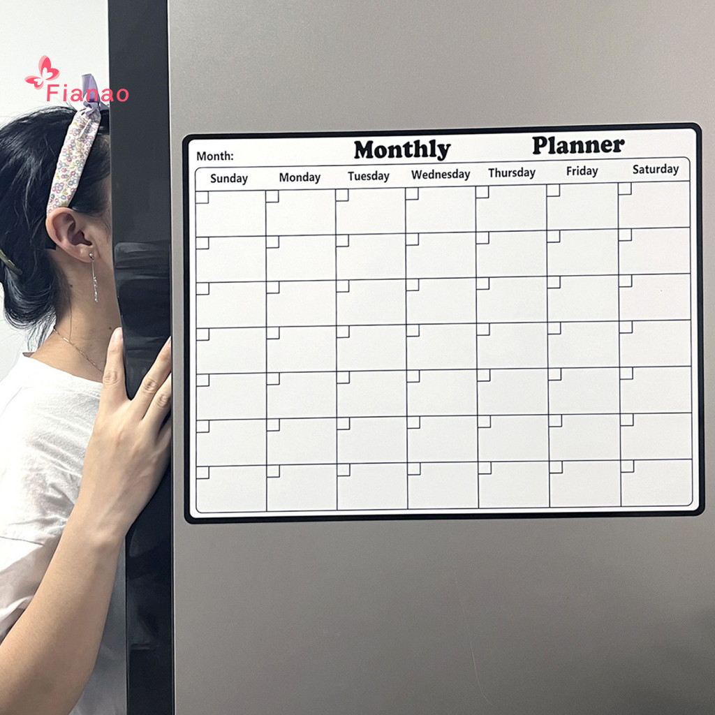 Family Weekly Planner Refrigerator Calendar Monthly Planner Whiteboard ...