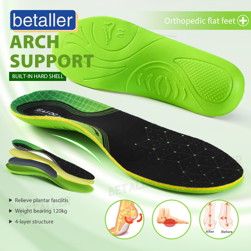 Arch Support Shoe Insoles O/X Leg Corrector Flat Foot Pad Orthopedic ...