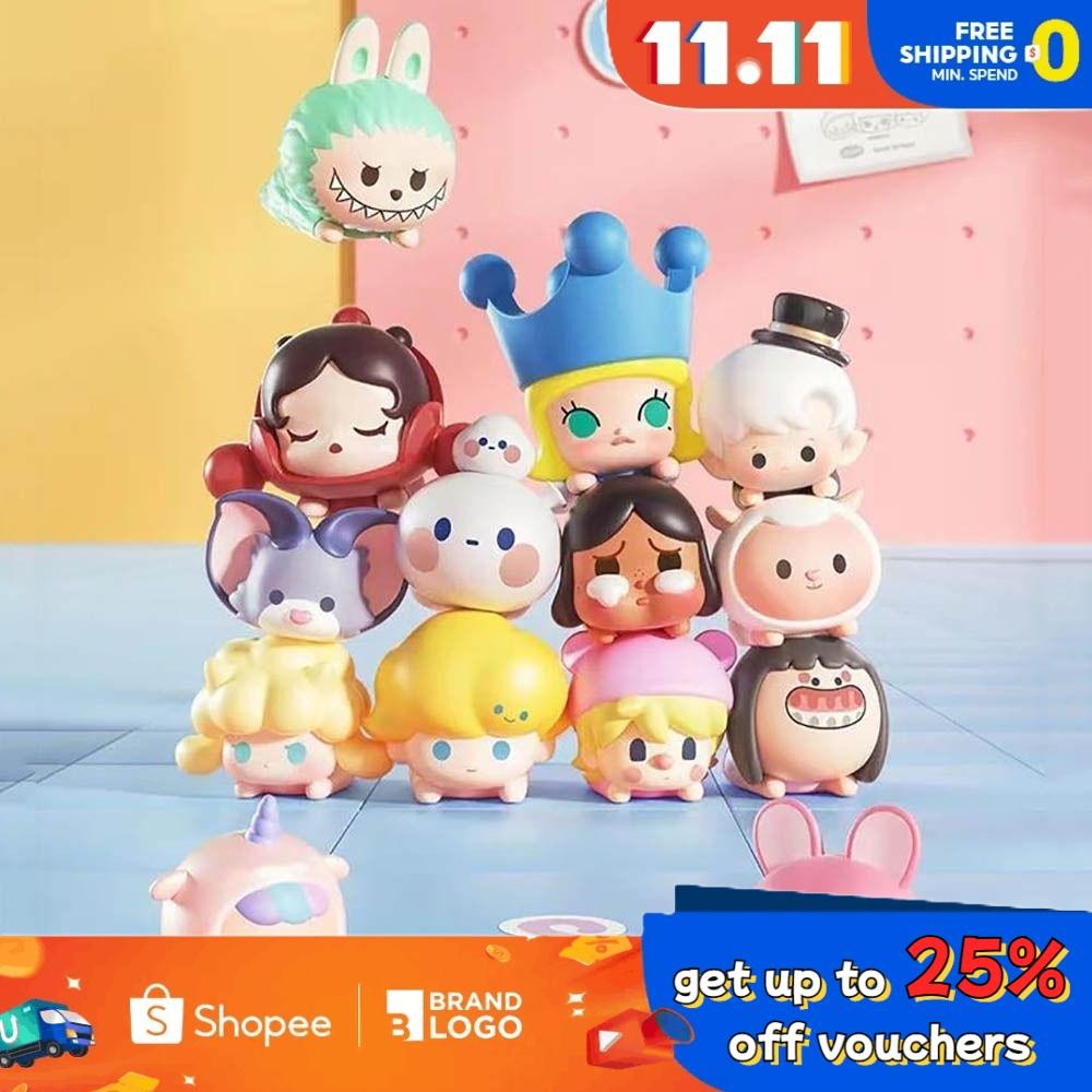 ATHALF Box, MOLLY Labubu CRYBABY Soap Bubbles Anime Cartoon Figure ...