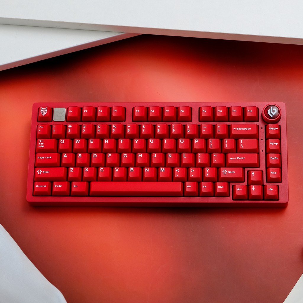 Translucent Red Keycaps ABS Double Shot for MX Switches Mechanical ...