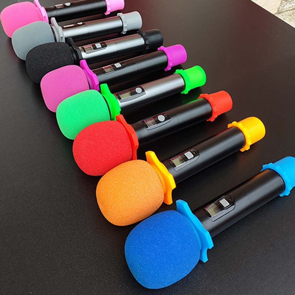 Microphone Protective Cover Mic Foam Cover Shakeproof Anti-Rolling ...