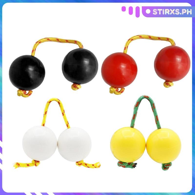 [stirxs] 1 Pair Rhythmic Ball Double Gourd Percussion Musical Fingertip ...