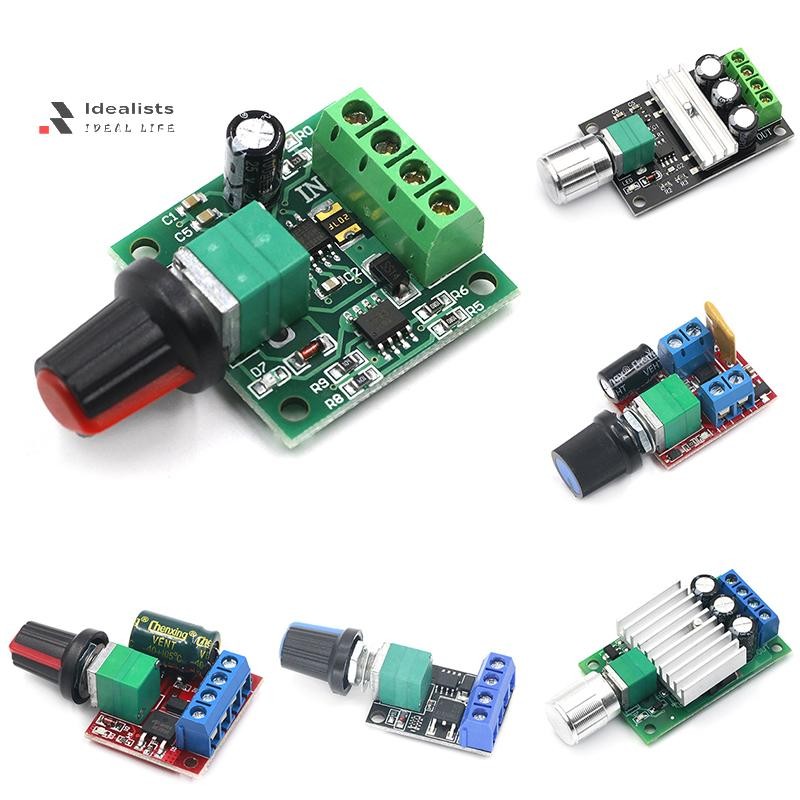 Idealist PWM DC Motor Governor 2A 3A 5A 10A 90W Speed Control Switch Switch Function 1803BK ...