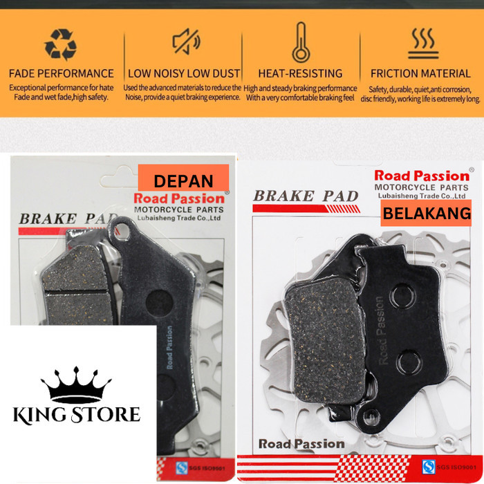 Royal ENFIELD BRAKE PADS Interceptor Continental 650 Twin 2018-2021 ...