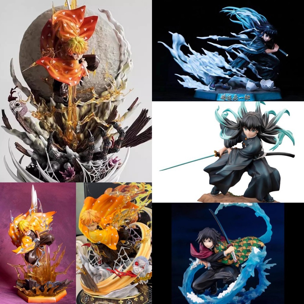 Mystery Box Blind Box Demon Slayer Figure Tsugikuni Yoriichi Kokushibou ...