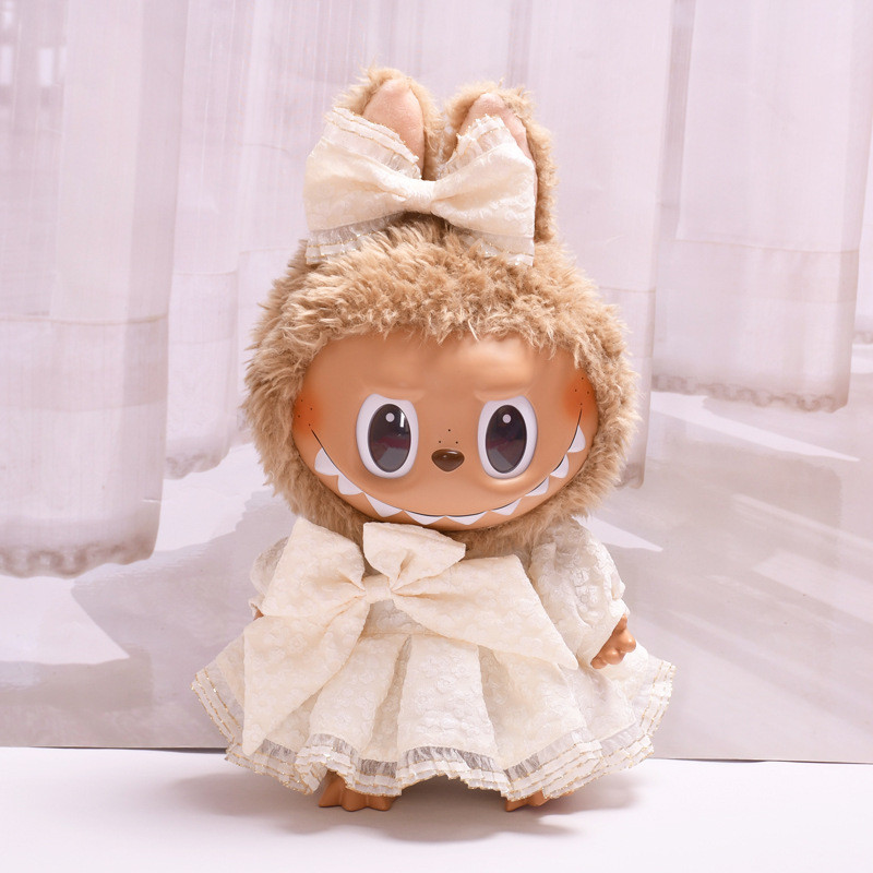 38cm labubu doll Clothing 38cm labubu doll Clothes Evening Dress ...
