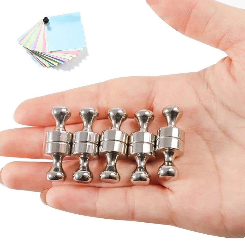 3/5/10 pcs Super Strong Neodymium Magnet Magnetic Pushpins Sucker ...