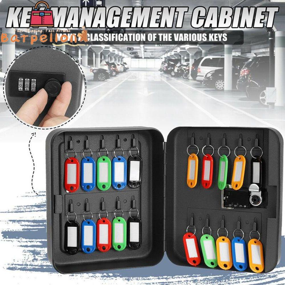 BARPELLON Key Safe Security Lockable Password Office Car Key Cabinet ...