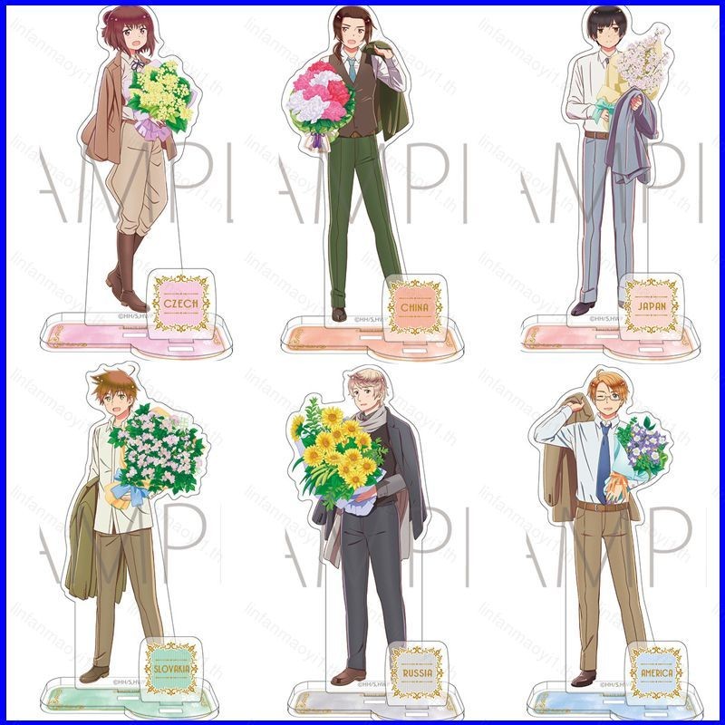 LF1 Hetalia Axis Powers Action Figures Anime Model Toys Plate Holder ...