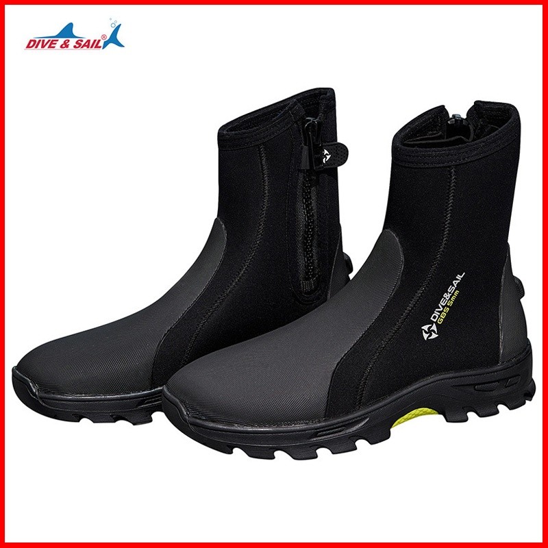Ready Stock DIVE & SAIL 5mm Diving Shoes Men Women Style Neoprene High ...