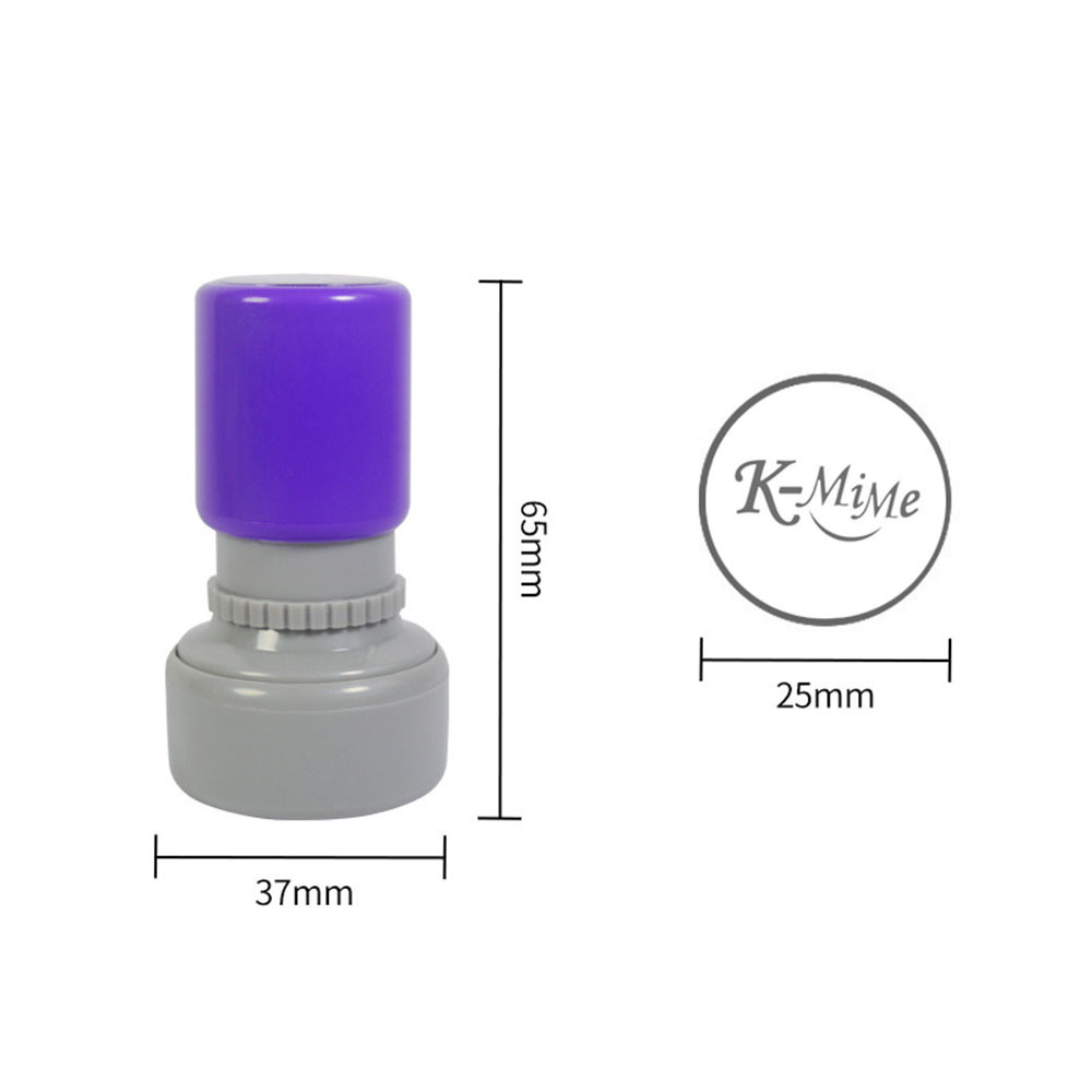 Personalized Loyalty Card Stamp Self Inking Round Logo Stamp 15mm/25mm ...