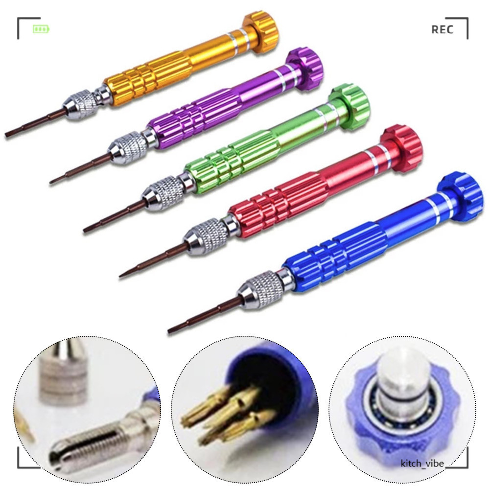 5in1 Repair Screwdriver Alloy Magnetic Disassemble Open Tool Set for ...