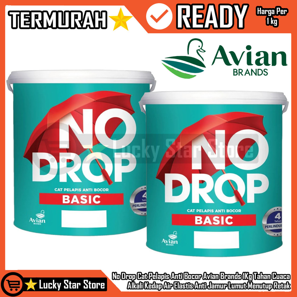 Avian Brands No Drop Basic Anti-Leak Coating Paint 1Kg Waterproof ...