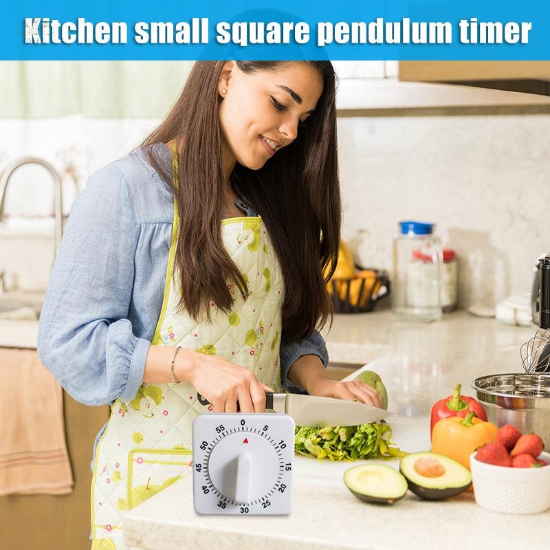 Kitchen Square Timer 60 Minutes Analog Timer Reminder For KitchenSquare ...