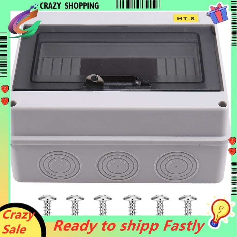 HT-8 Way IP65 Mcb Breaker Box Distribution Protection Box ABS Power ...