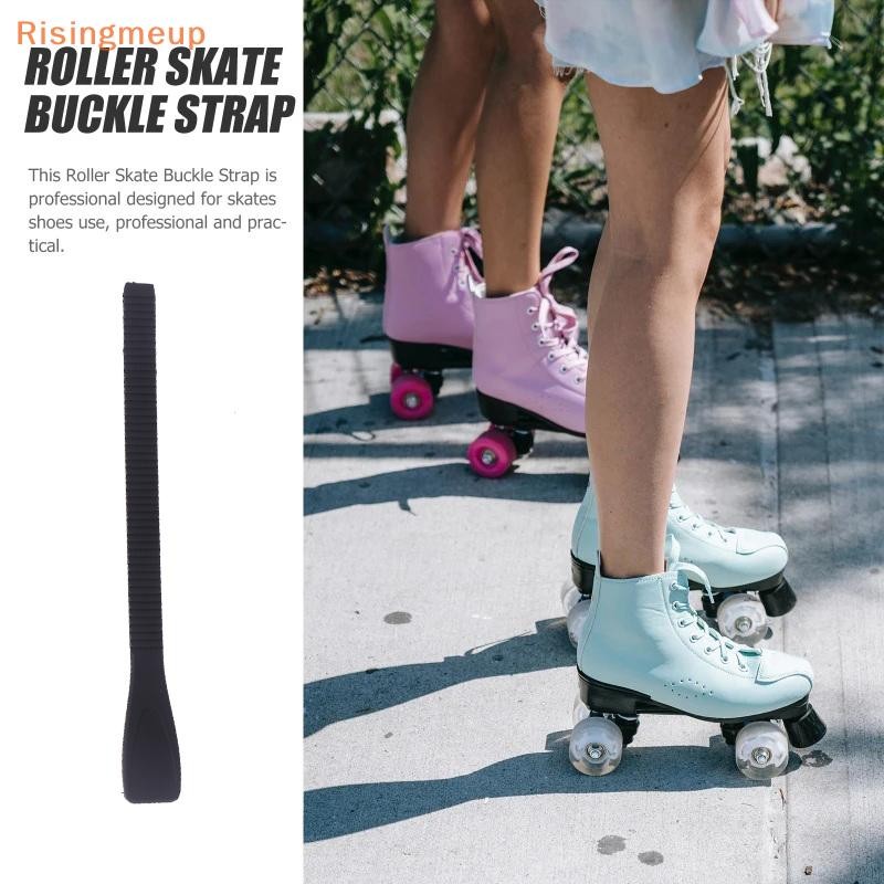 [Risingmeup] 230MM Black Nylon Inline Skating Strap Skate Boot Shoes ...