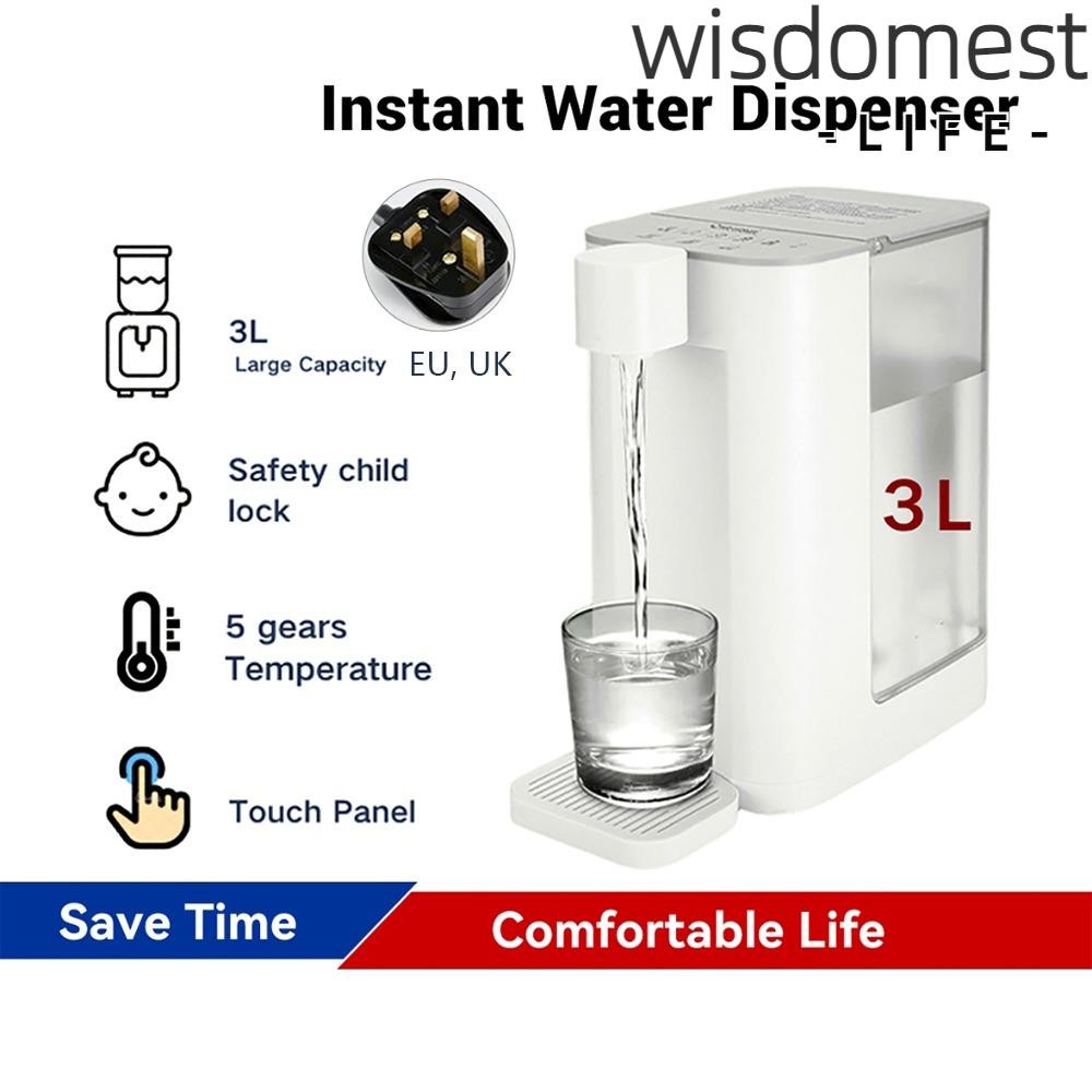 WISDOMEST1 Desktop Hot Water Heater, Intelligent Heating 3L Instant ...