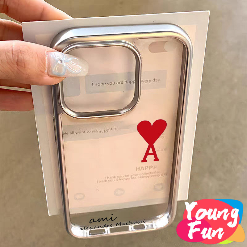Red Heart Case for iPhone 16 Pro Max 15 14 XR 13 12 11 Pro Max 8 7 Plus ...