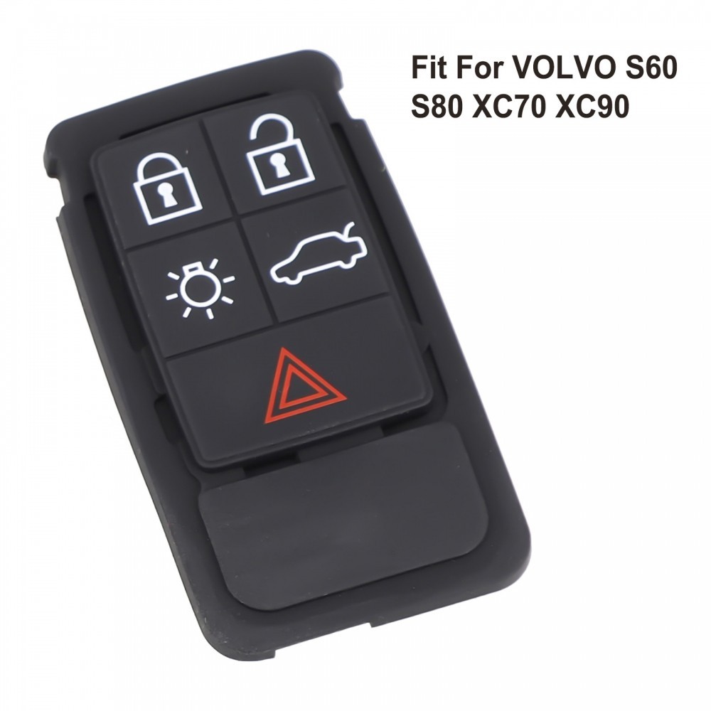 Universal Black Rubber Car Key Fob Pad for Volvo XC60 XC70 V70 S60 S80 ...