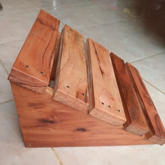 KAYU Motorcycle ramp height 34 cm thick wood Wheelchair Bridge | Shopee ...
