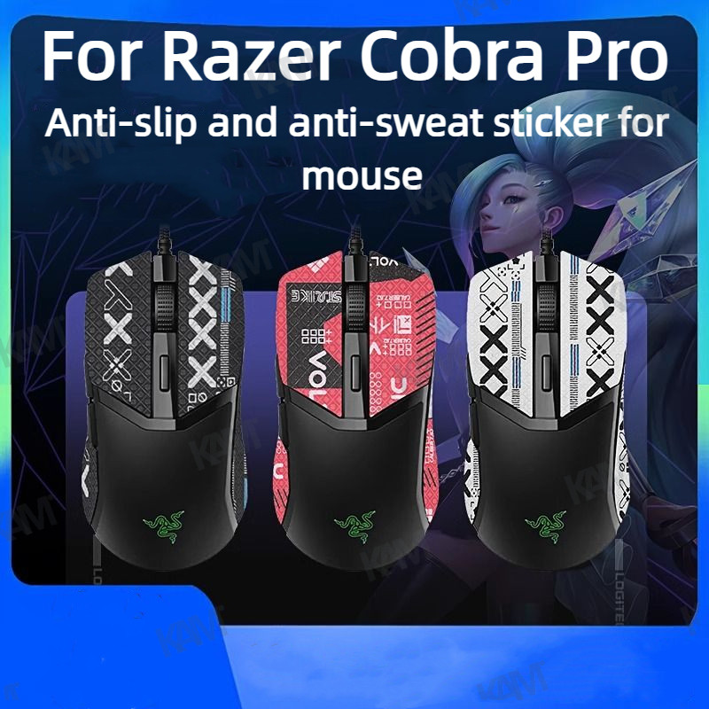 [Kam]For Razer Cobra Pro Mouse anti-sweat stickers anti-slip stickers ...
