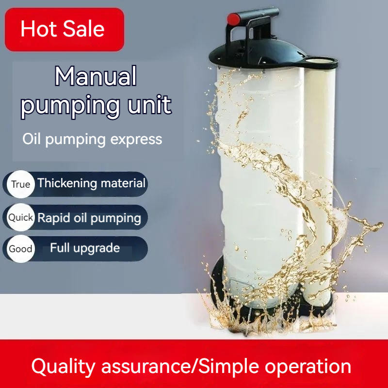 7L/9L Engine Oil Fuel Extractor Pump Manual Suction Vacuum Petrol Fluid Transfer Pump Tank Car ...