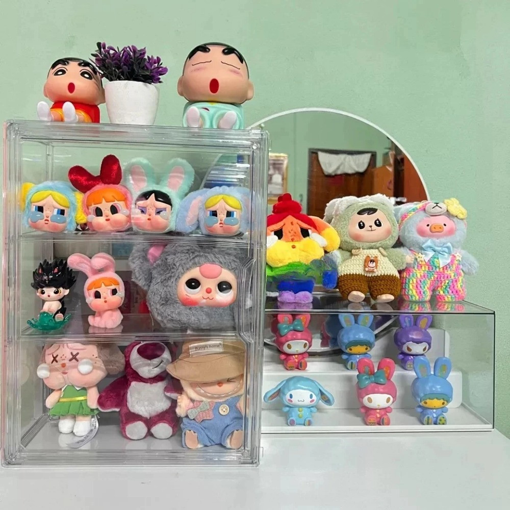 2 Layers popmart Labubu Display Model Work With Lid Transparent ...