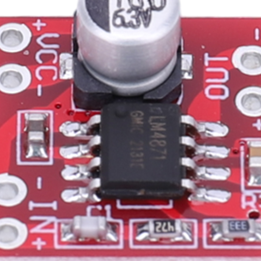 LM4871 Single Channel Amplifier Board 3W DC 3V-5V for Speaker ...