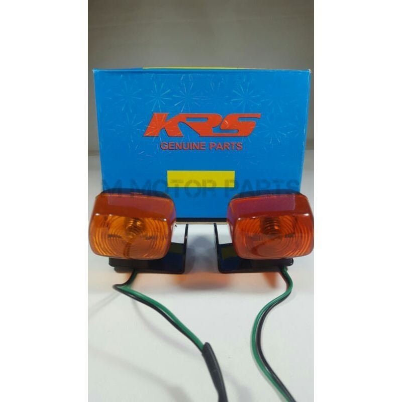 Signal light with bracket left and right XRM, TMX155 CDI Amber / Orange ...