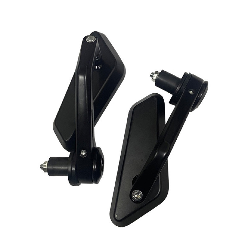 Motorcycles Aluminium Rear Side Mirror & Bar End Mirror Universal New ...