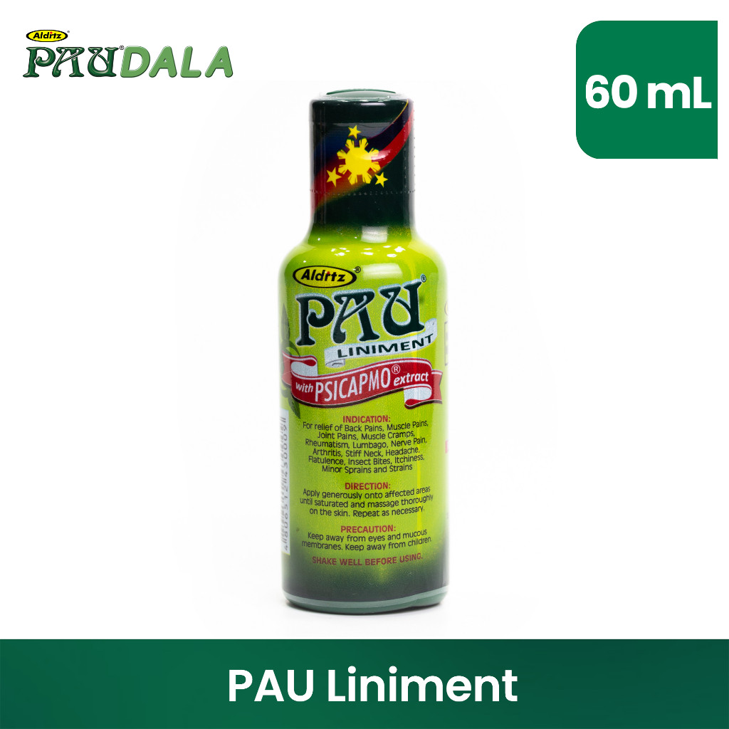PAU Liniment with PSCIAPMO Extract 60 mL | Shopee Philippines