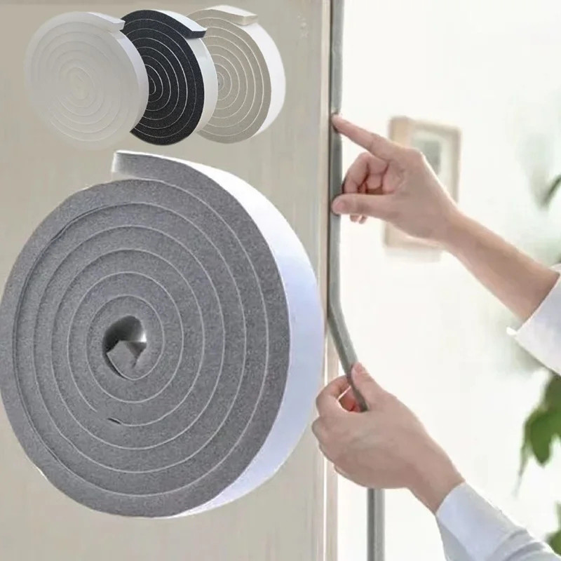 2M/Roll Air Conditioner Insulation Foam Tape Sponge Window Sealing ...