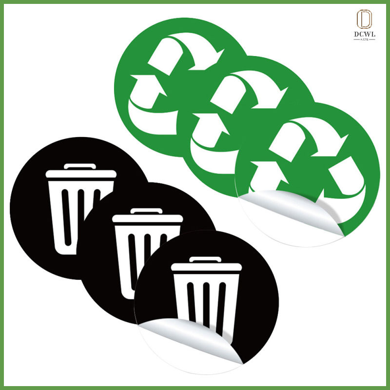 Trash Can Tag Garbage Classification Label Canning Labels Recycle ...