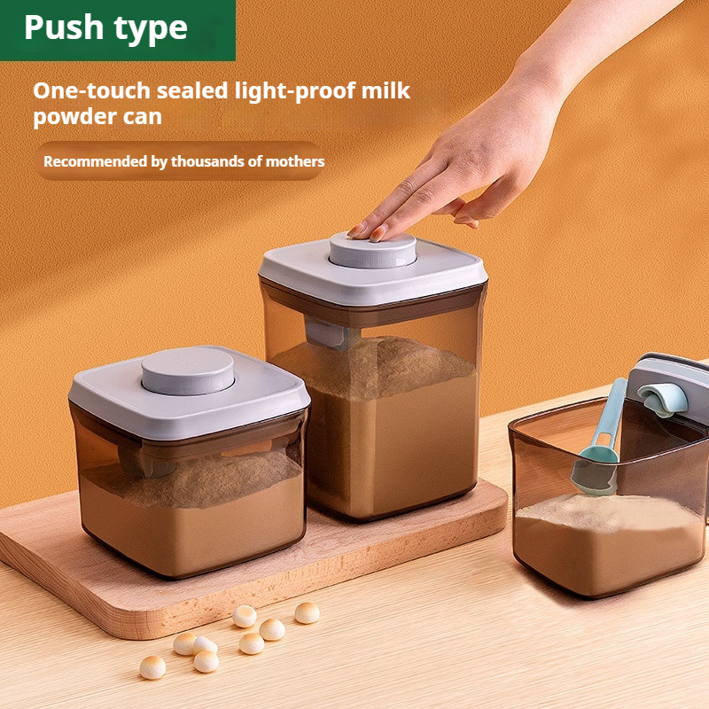 Milk Powder Storage Tank Portable Sealed Cans Milk Powder Box Baby Rice ...