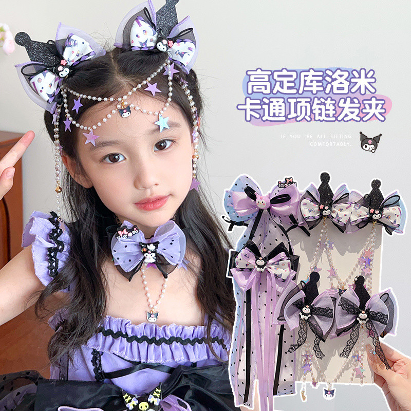 Clow M Streamer Hair Accessory Children Barrettes Bow Girl Forehead ...