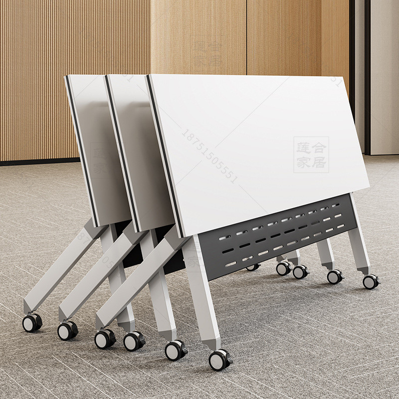 Folding Conference Table Movable Folding Stitching Long Table Movable ...