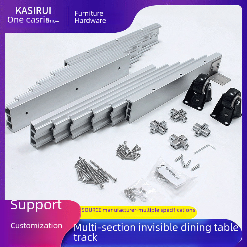 Flat Push Retractable Hidden Meal Multi-Function Cabinet Dining Table ...