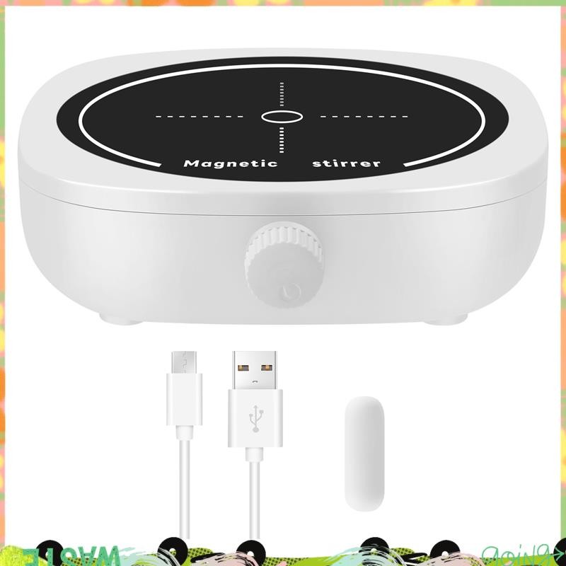 ffefhrudh Magnetic Stirrer Mini Lab Stir Mixer Portable Stirrer Plate ...
