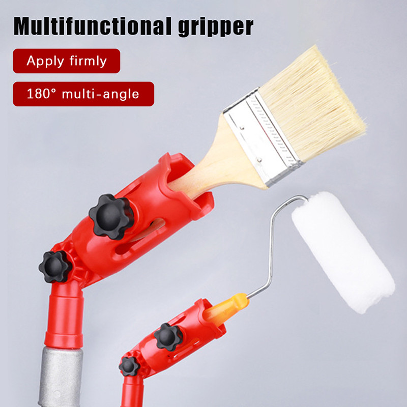 Universal Clamp For DIY Multi-Angle Paint Brush Extender Paint Edger ...