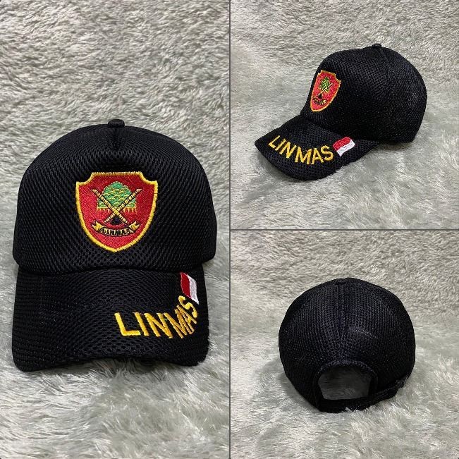 SATLINMAS Latest Doublemess Linmas Net Hat, Black | Shopee Philippines