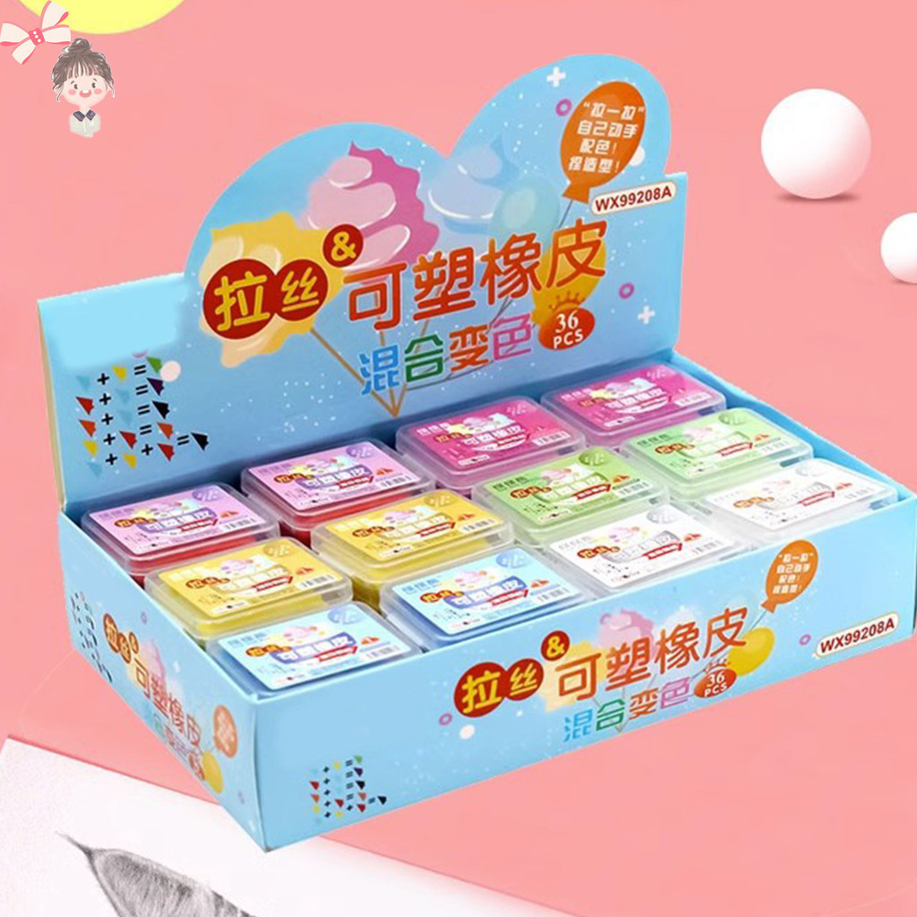 Eraser Plastic Eraser Drawing Sketch Painting Eraser 12 Sets Of Soft ...