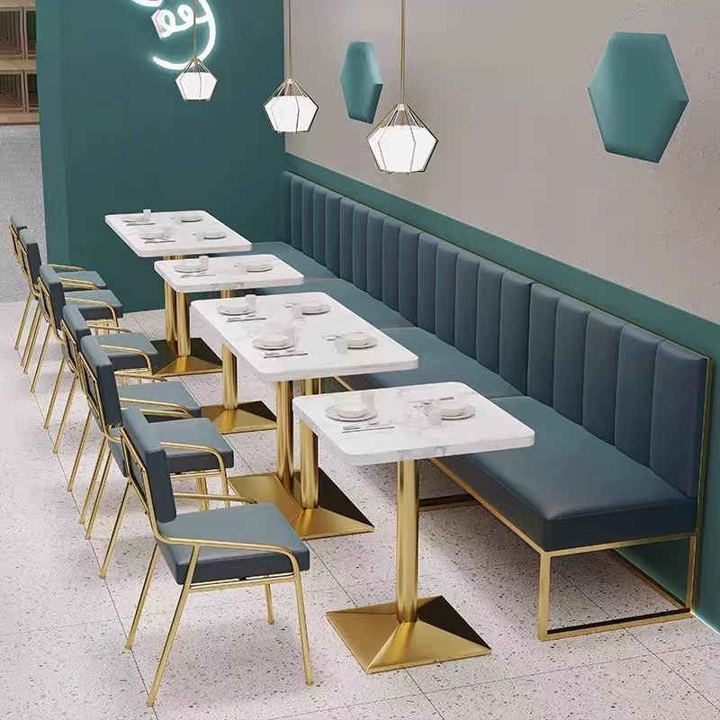 [24 Hours Shipping] Customized Milk Tea Shop Iron Table Chair ...