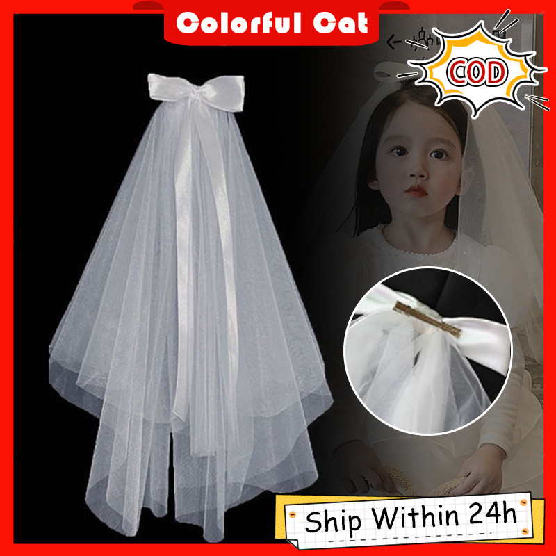 Solid Color Bride Tulle Veil Minimalist Wedding Veil Elegant Bridal ...