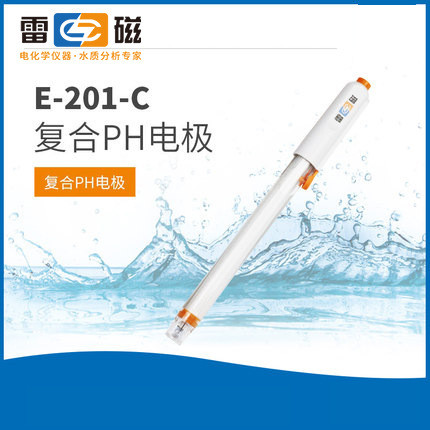 Shanghai Lei Magnetic E-201-C Regular Type PH Composite Electrode Acidometer Electrode Electrode ...